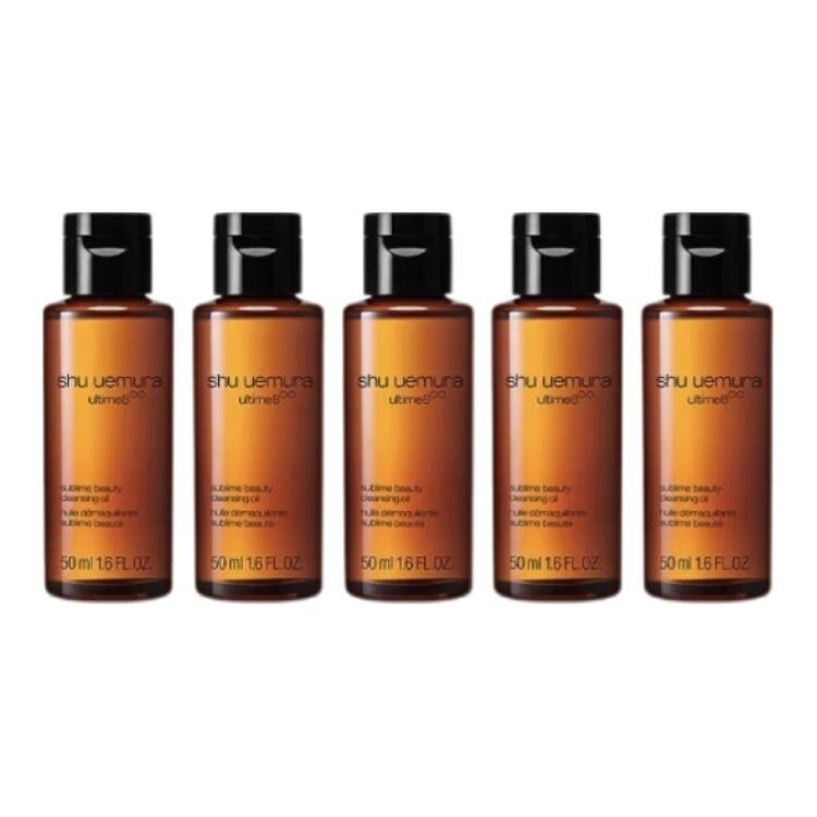 Очищающее масло женское Shu Uemura Amber, пробник, 50ml*5, для контроля жирности