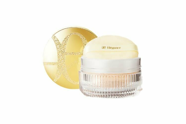 Пудра рассыпчатая женская Elégance Feather, оттенок 002, 20г, для контроля масла, стойкая