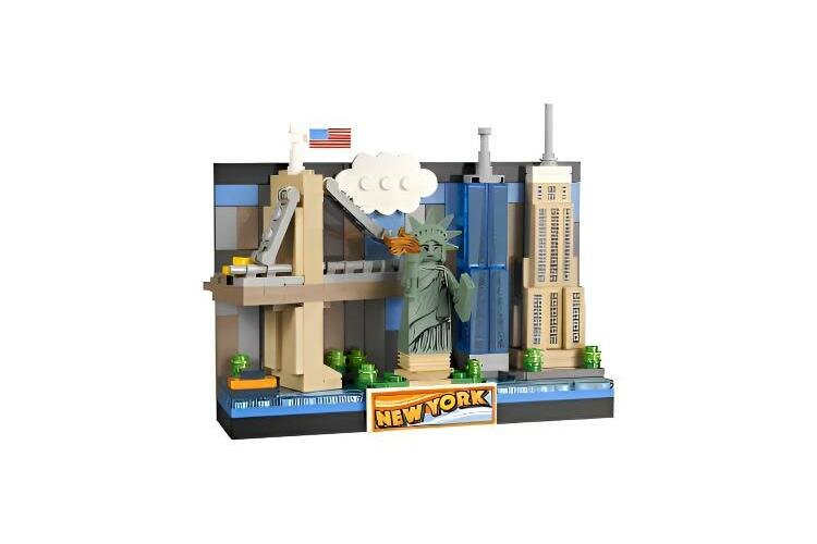 Пластиковые строительные блоки унисекс LEGO Открытка Нью-Йорк, код 5760241