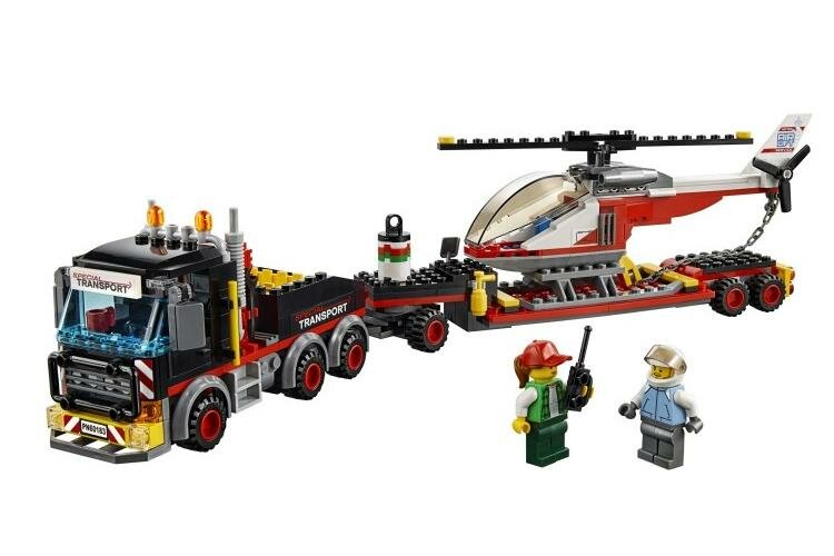Конструктор унисекс LEGO City Тяжёлый вертолётный транспортёр 60183, 301-600 деталей
