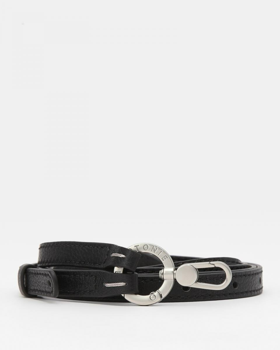 Шнурок для моб. устройств Ланьярд у MONOTONIE 99000072923 leather black 10 (261MP)