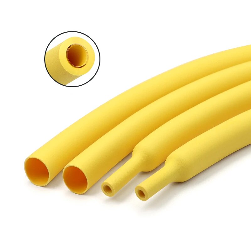 Термоусадочная трубка 3:1 Yellow 6.4mm