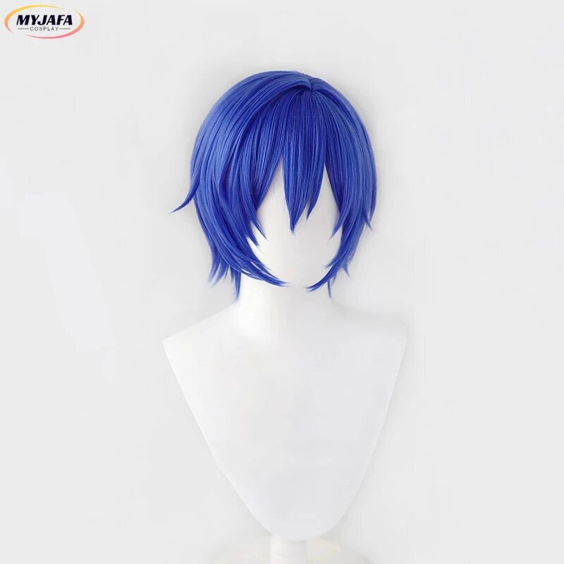 Kaito Синий Косплей Парик