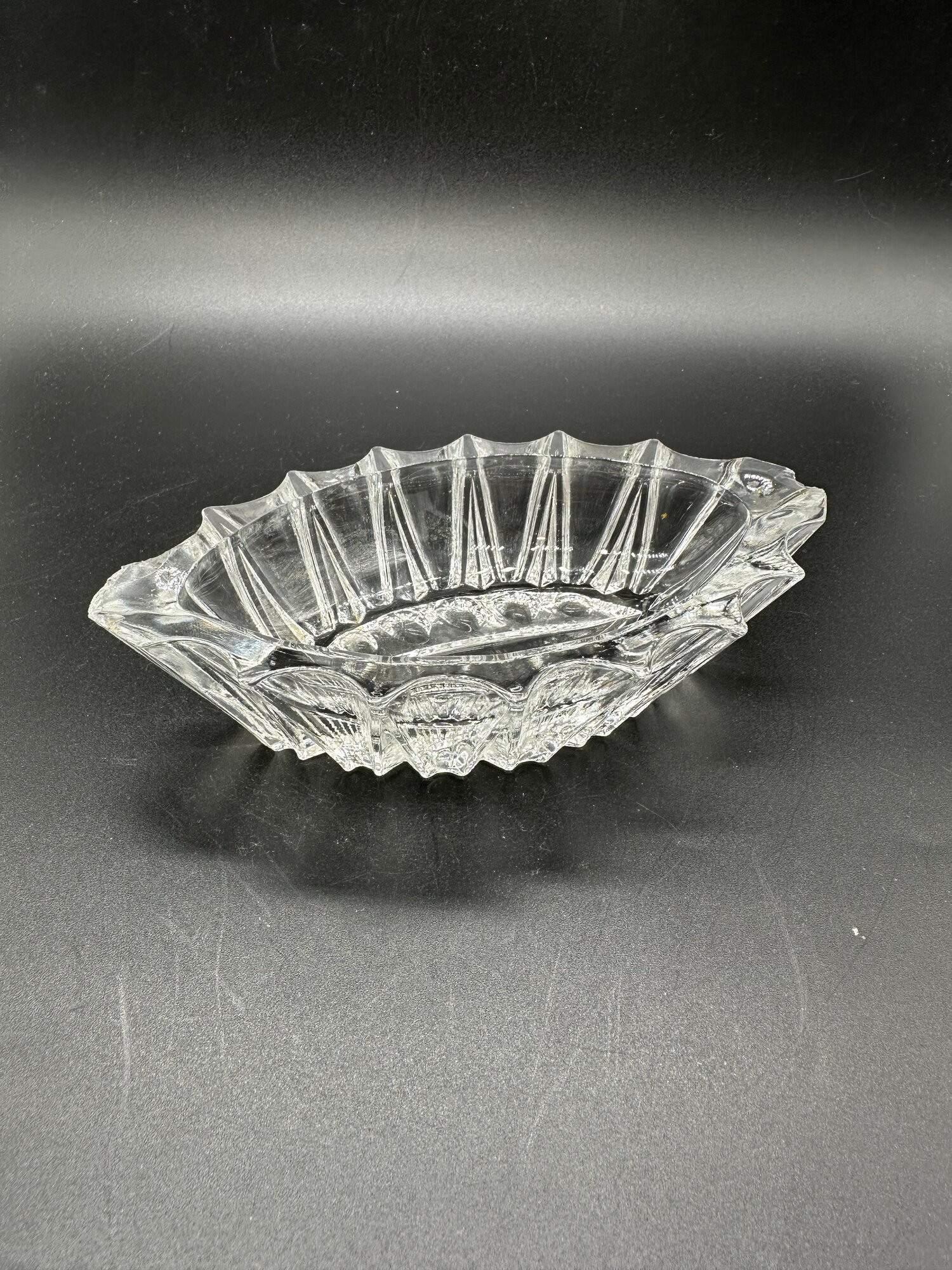 Хрустальная вазочка для варенья и икры ссср 1970 годы винтажная