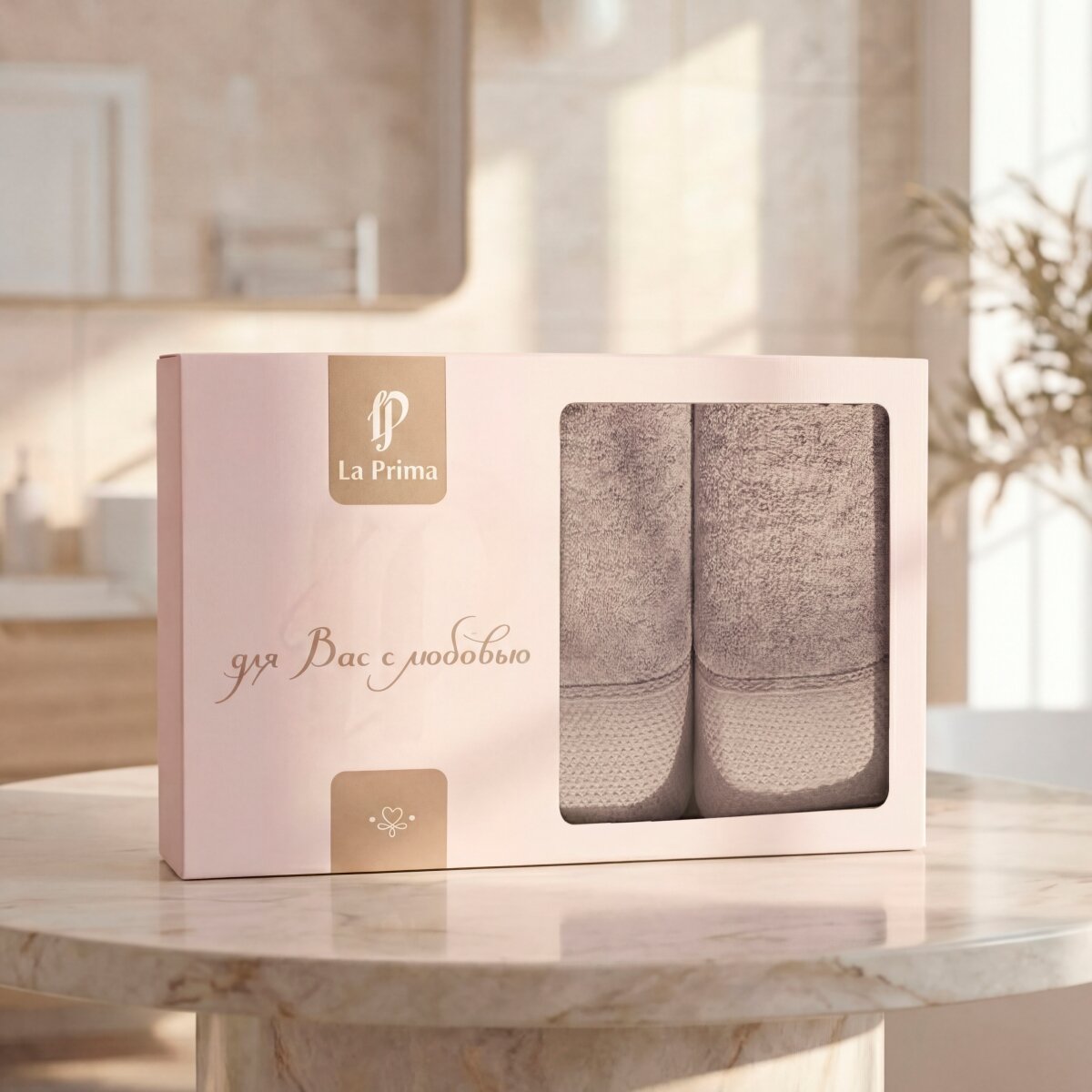 Набор полотенец грация карамель, размер 50х90см, 70х140см