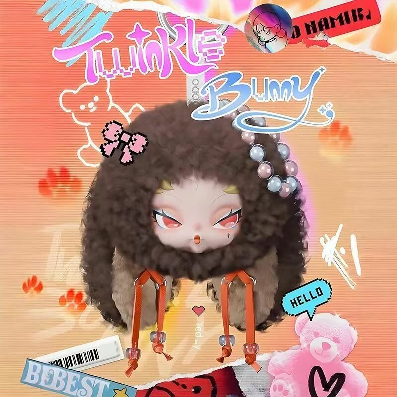 Модная кукольная сумка-подвеска NAMI TwinkleBunny, плюшевая сумка-подвеска, глухая коробка