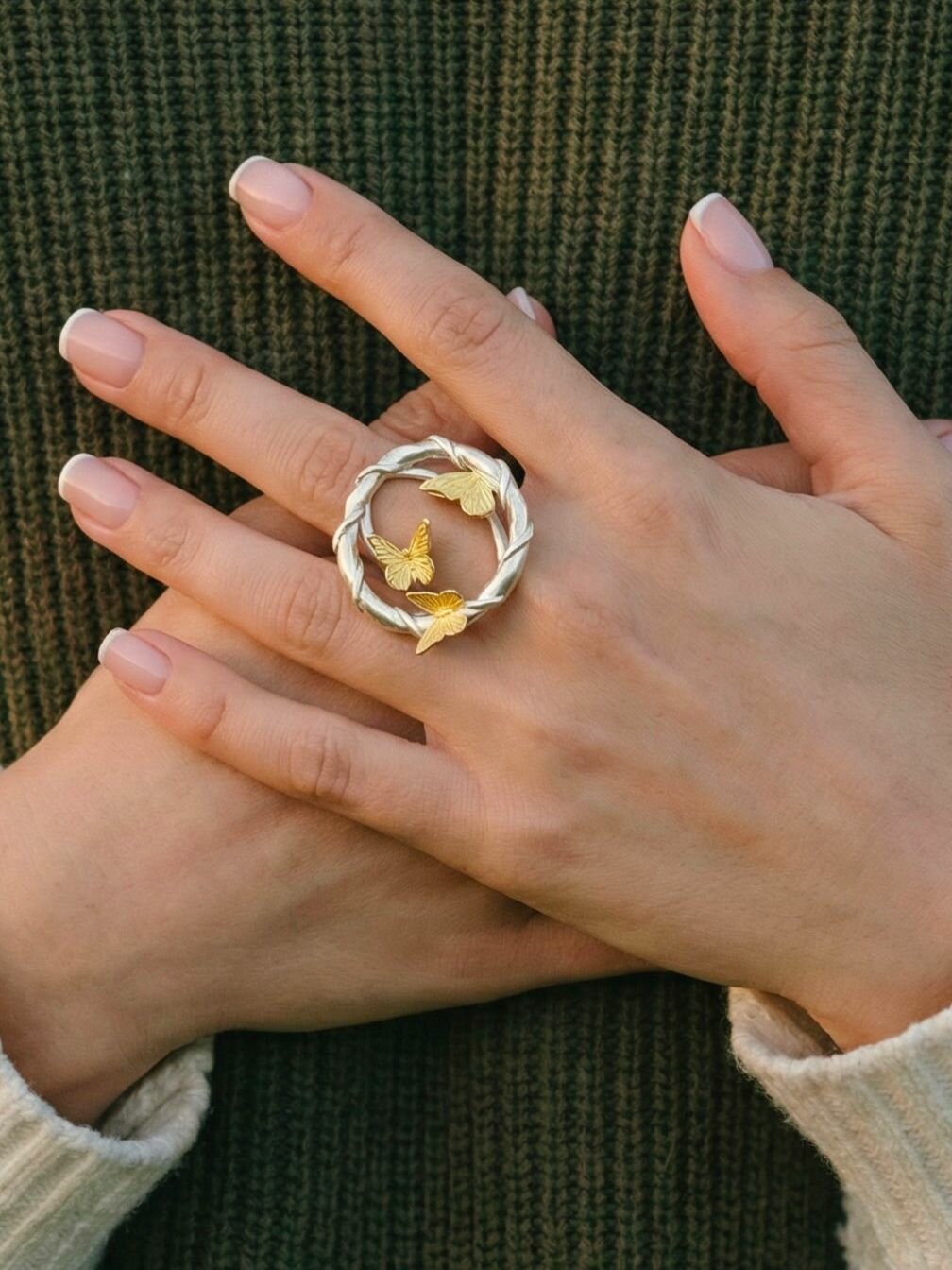 Кольцо, серебро, 925 проба