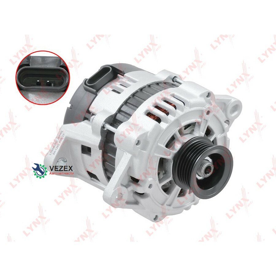 LYNXAUTO EA1282 Генератор Chevrolet Aveo (02-)/Lacetti (04-)