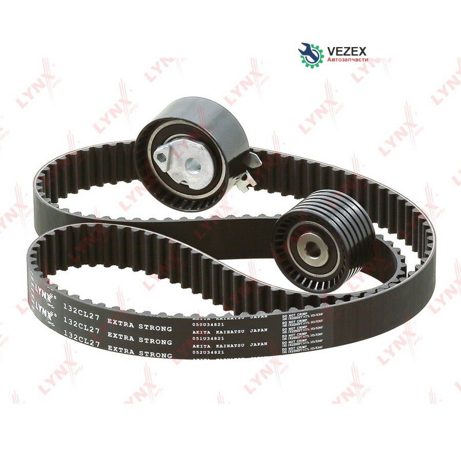 LYNXAUTO PK1357 Комплект ремня ГРМ (усиленный ремень) LADA LARGUS LADA LARGUS 1.6 12- / NISSAN ALMERA (G15) 1.6 12- / RENAULT DUSTER 1.6 16V 10-