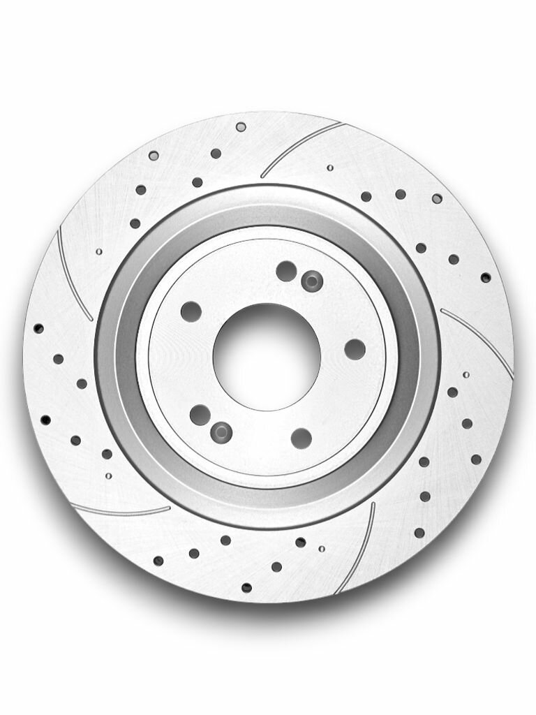 Тормозной диск Gerat R076P (задний) Platinum для а/м KIA SORENTO (325 мм)