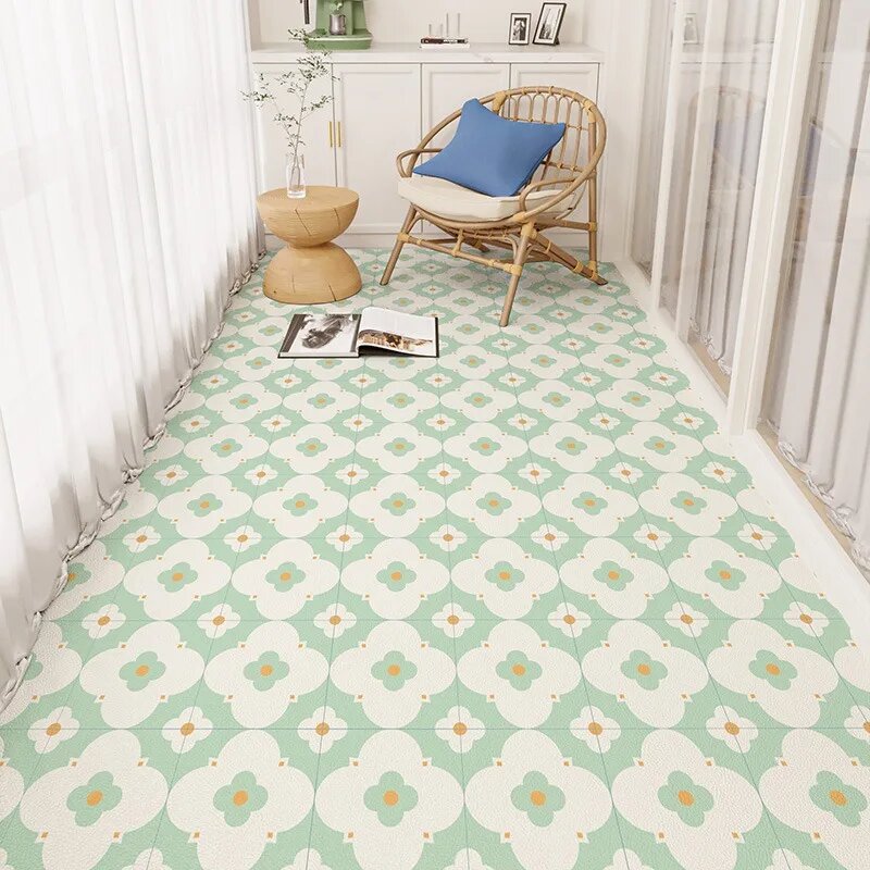 Водонепроницаемый кухонный коврик из ПВХ 200x200cm(6.5x6.5ft), HD3824-PG-8