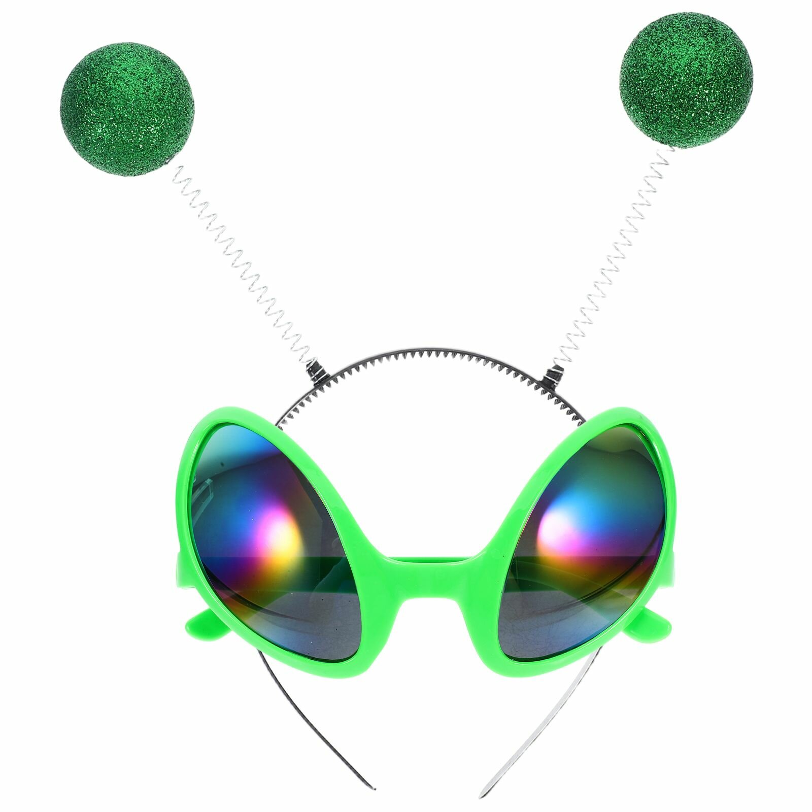 Ободок И Очки Пришельца, Зеленый, Абс Материал, Для Женских Костюмов На Хэллоуин, 1 Комплект