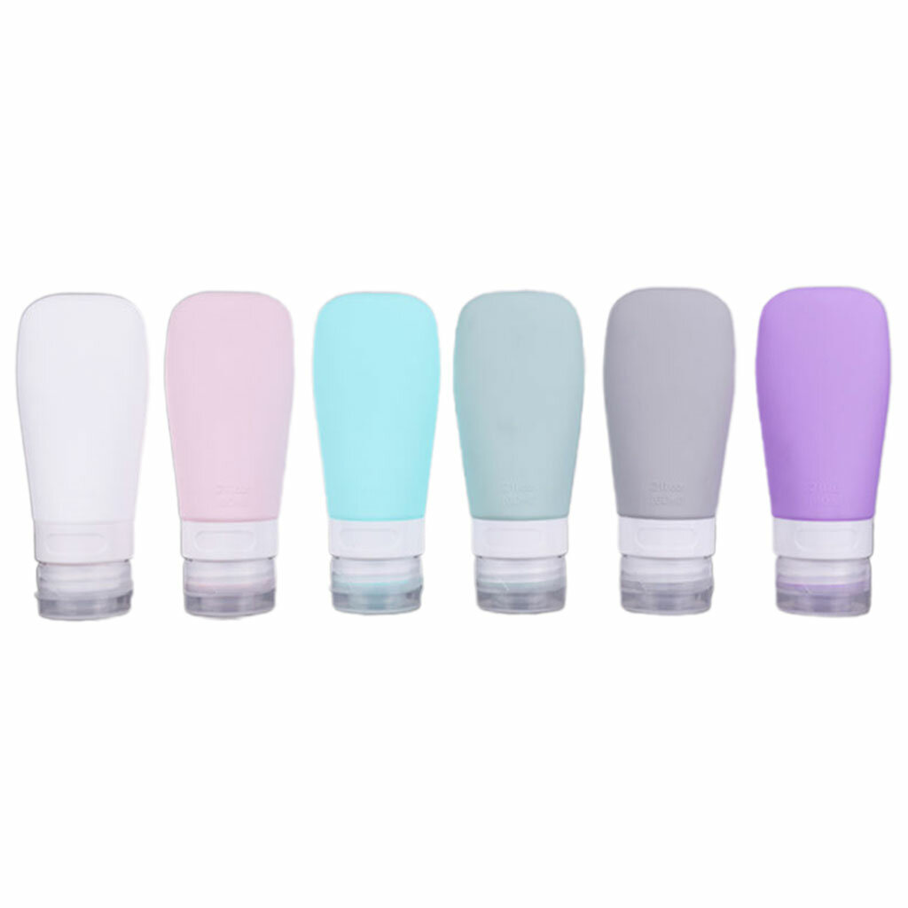 4Pcs/Set Portable Silicone Empty Bottles Refillable Tubes Containers — фото 1