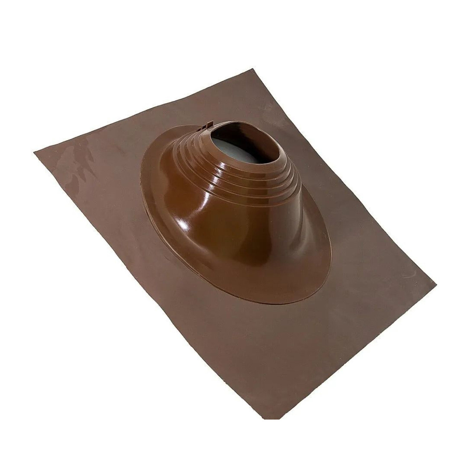 Переходник угловой Мастер Флеш коричневый силикон, диаметр прохода 203–280 мм, размер основания 600х600 мм (203-280)
