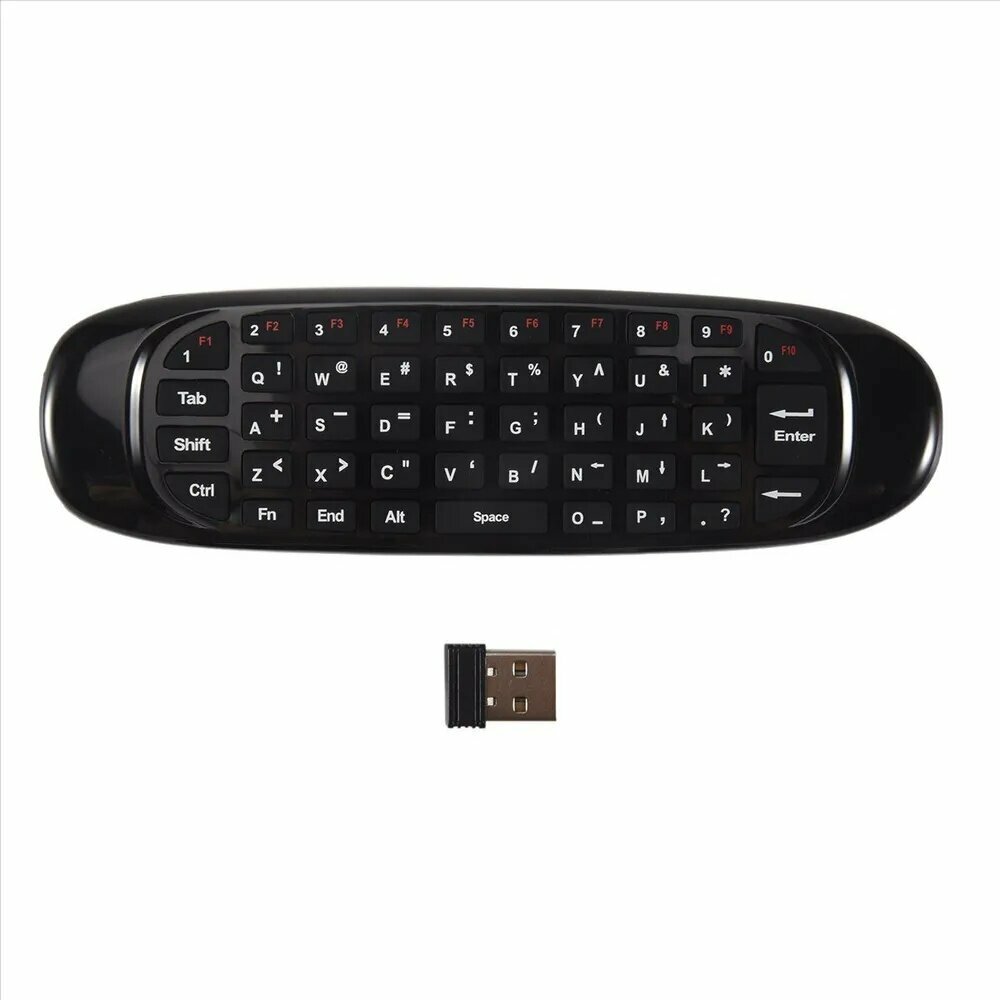 Мини-мышь Air Mouse Fly Беспроводная клавиатура Airmouse для 9.0 8.1 Android TV Box/PC/TV Smart Mini 2.4G (C120)