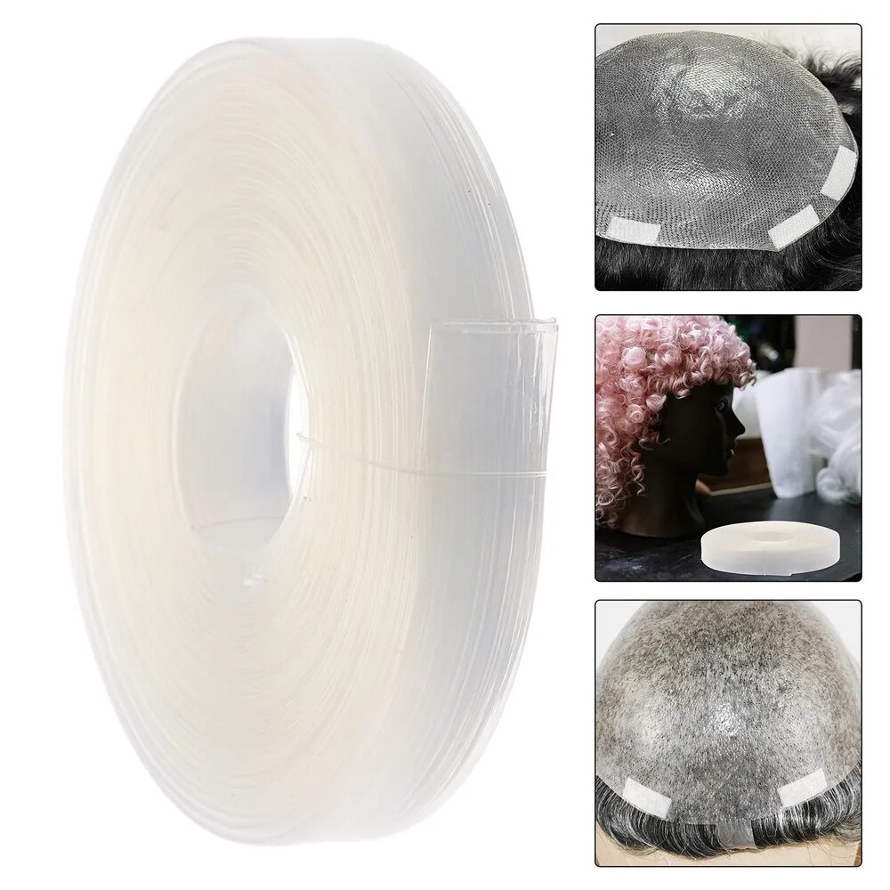 Белый Кератиновый Клей Для Наращивания Волос, Двусторонняя Лента, Сильное Сцепление, 1 Комплект