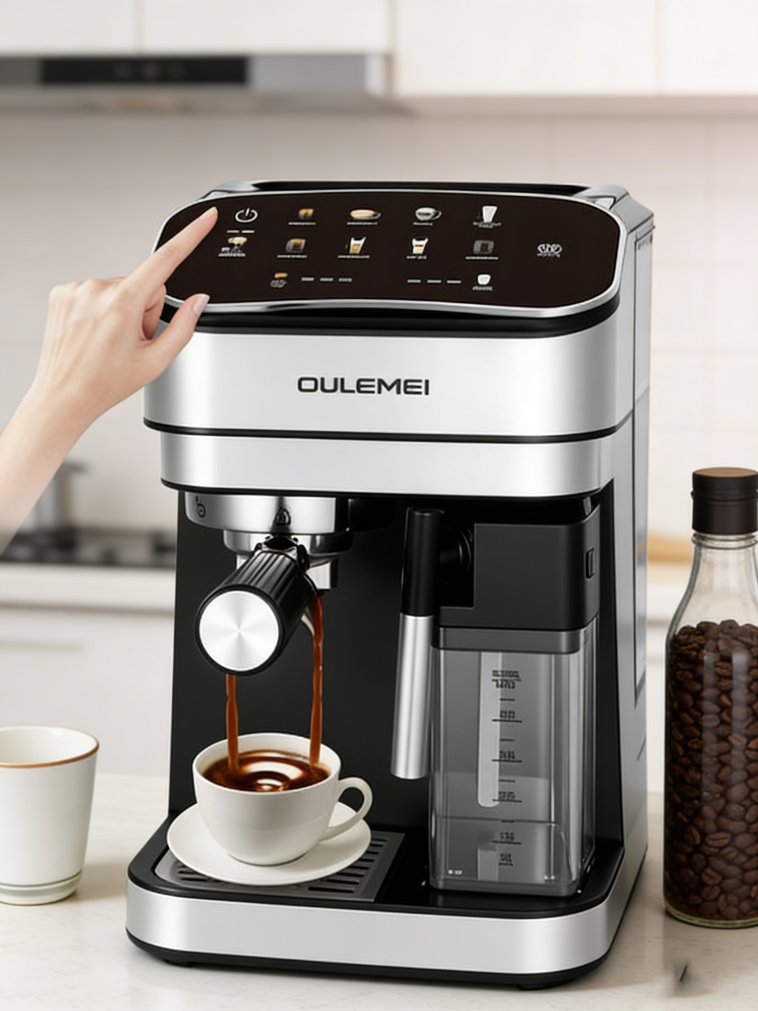 Кофемашина рожковая полуавтоматическая модель