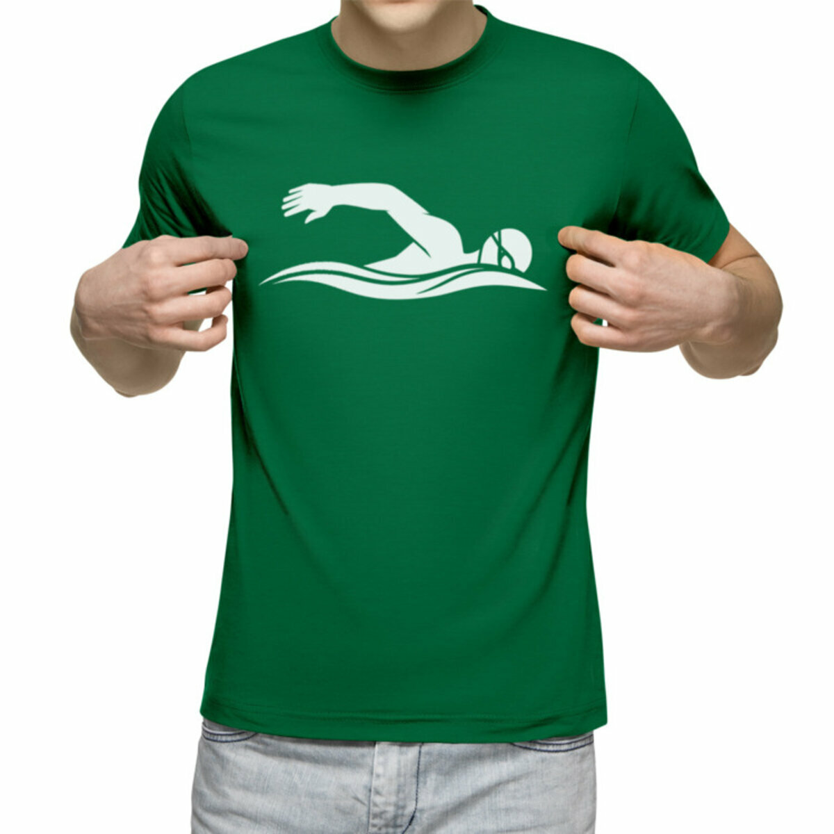 Футболка для плавания