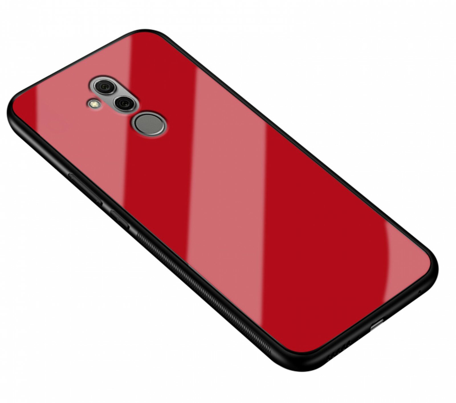 Чехол-бампер MyPads для Huawei Mate 20 Lite из закаленного стекла с зеркальным блестящим покрытием