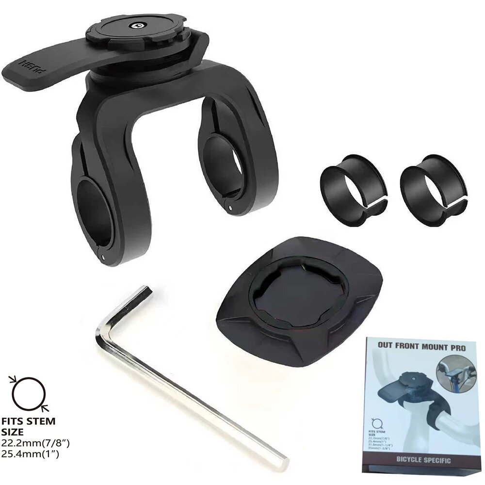 Держатель телефона на велосипед Out Front Mount Pro, черный