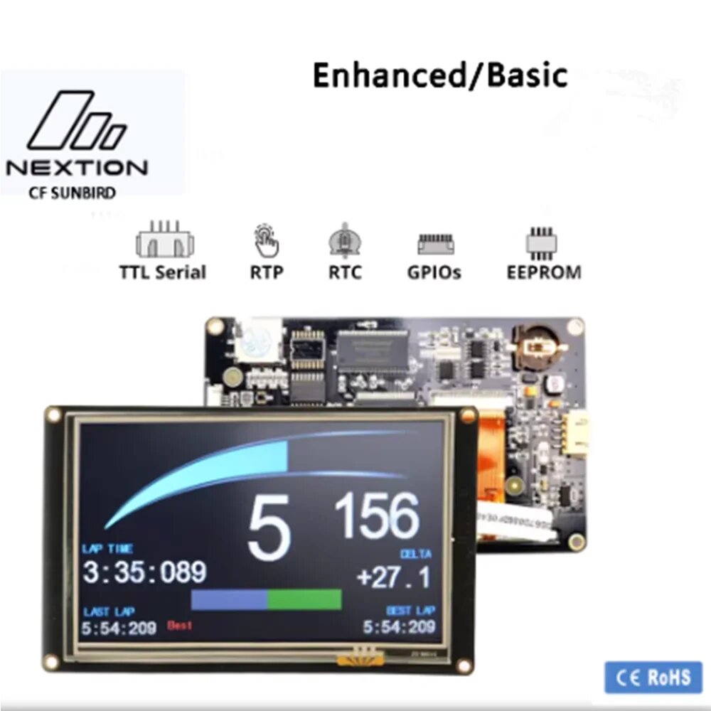 Nextion 5.0' TFT-дисплей NX8048K050 для Raspberry Pi NX8048K050