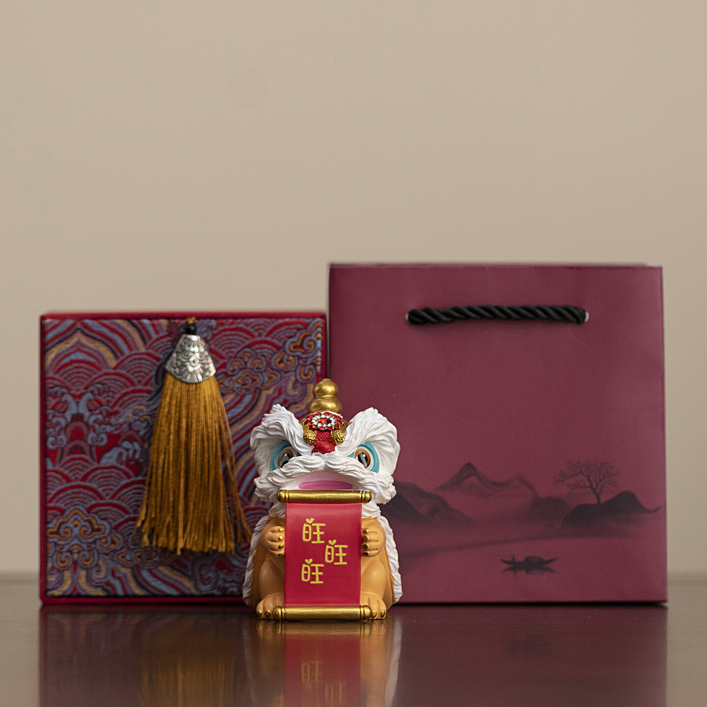 Креативные культурные украшения в китайском стиле с изображением танца льва, небольшие подарки на открытие магазина, новоселье, подарки для нового дома, сувениры и ответные подарки.