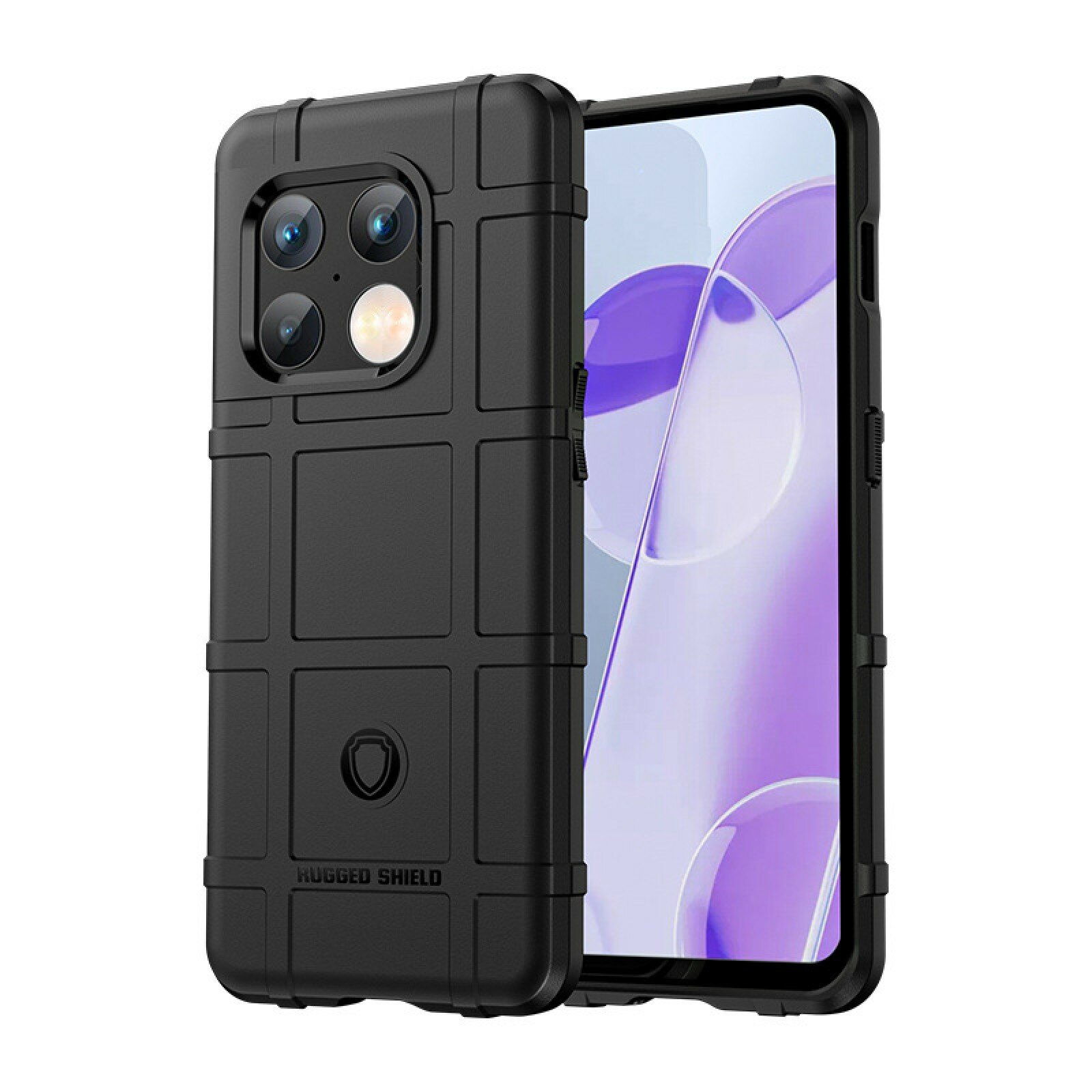 Усиленный противоударный чехол-бампер MyPads Heavy для OnePlus 10 Pro черный