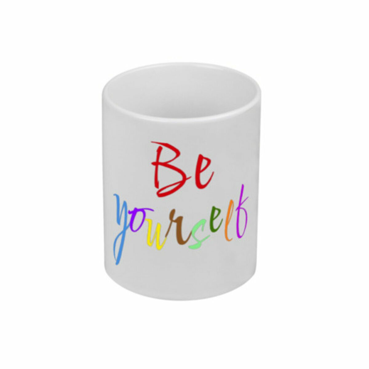 Кружка «Be yourself, будь собой!» (белый)