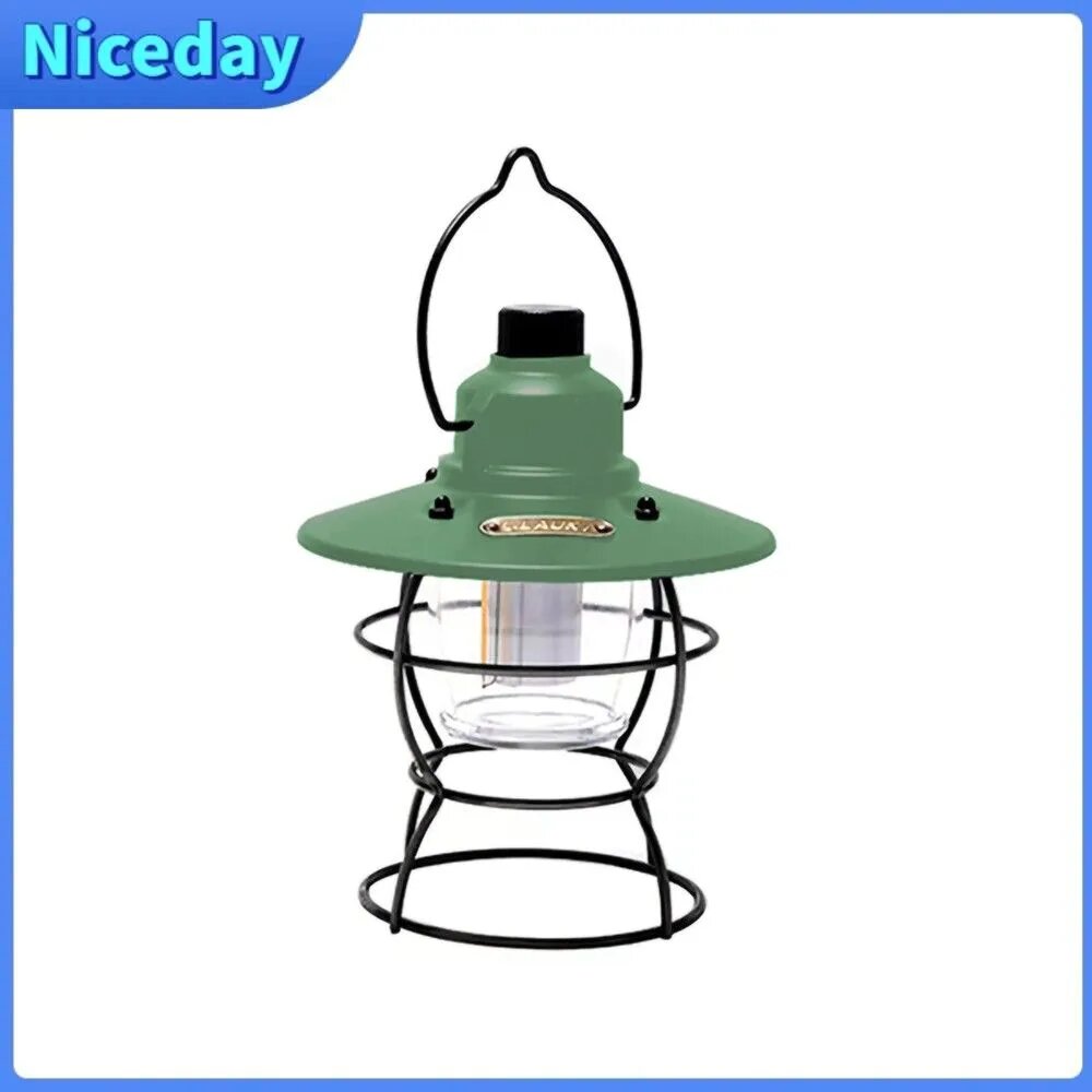 Кемпинговый фонарь переносной светодиодный фонарь для кемпинга, фонарь для палатки, с USB-зарядкой, зеленый