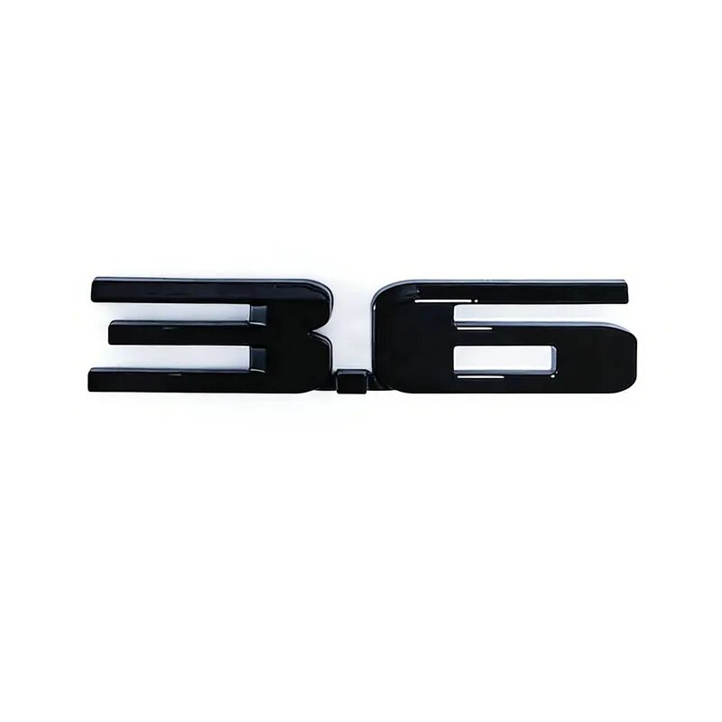 Эмблема 3.6 gloss black для Cadillac