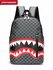 Рюкзак Sprayground Shark Checkered для унисекс, из искусственной кожи, с отделен...