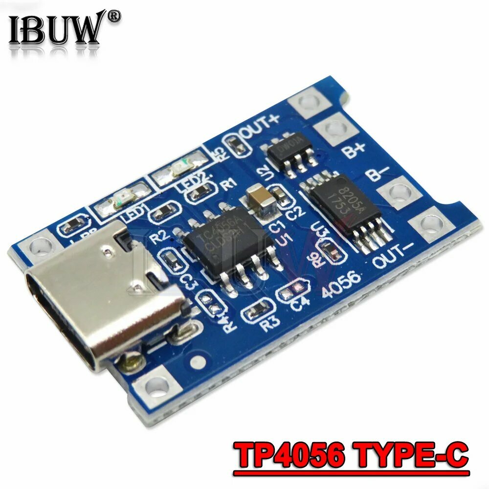 TP4056 TYPE-C модуль зарядки IBUW, 5шт