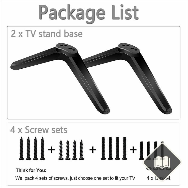 Подставка для телевизора Ножки 28 32 40 43 49 50 55 65 дюймов, Ножки телевизора, 28D2700 32S321 с винтами