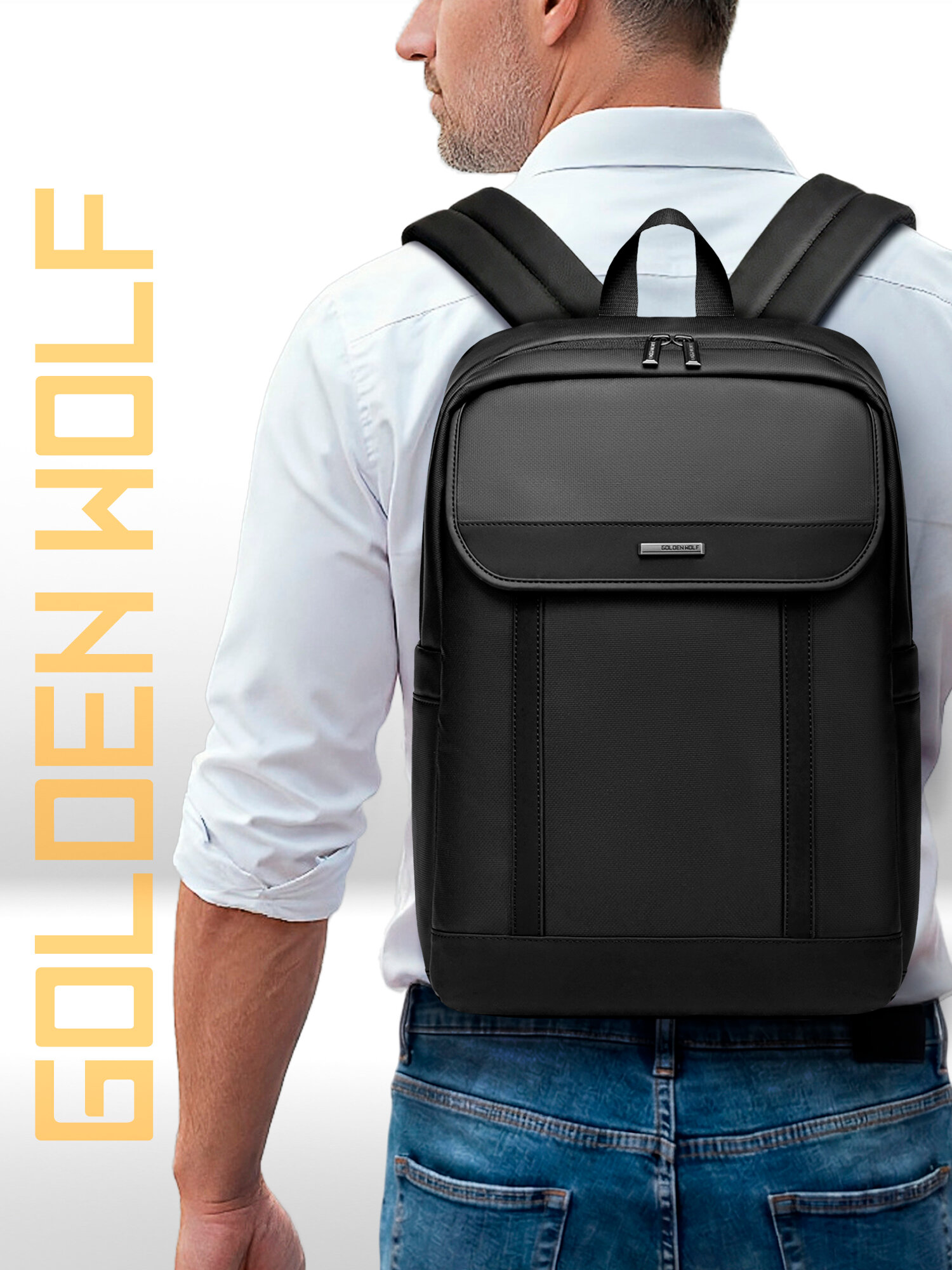 Рюкзак мужской городской GB00729 , 16 л, спортивный, ноутбук 15 , ручная кладь, женский для путешествий