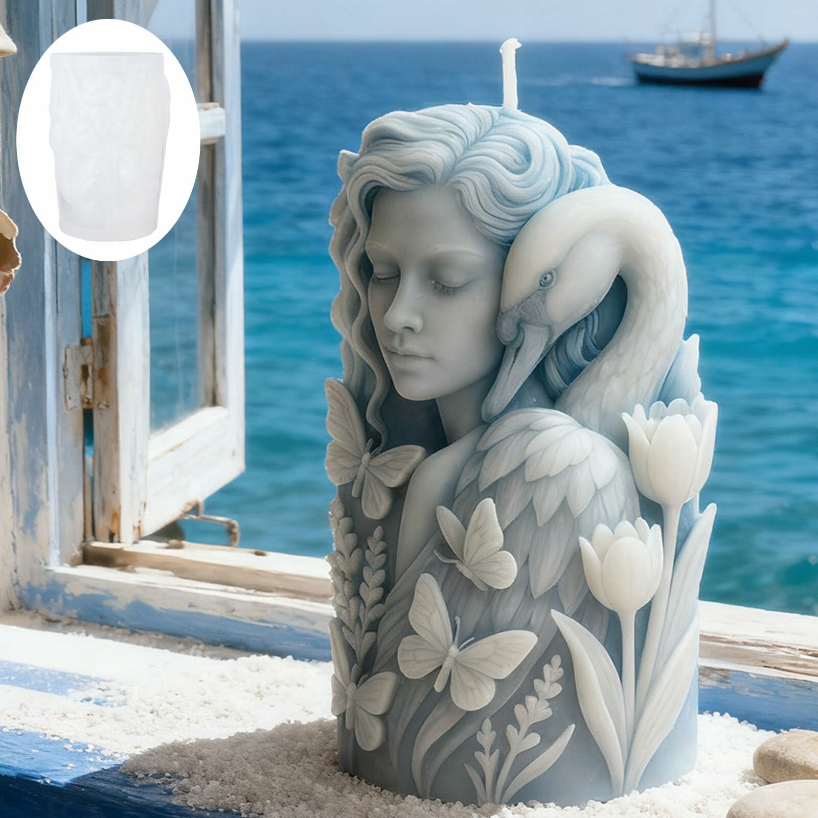 Молд для литья/Силиконовая форма Сновидение озерного света для DIY гипсовых поделок и украшений