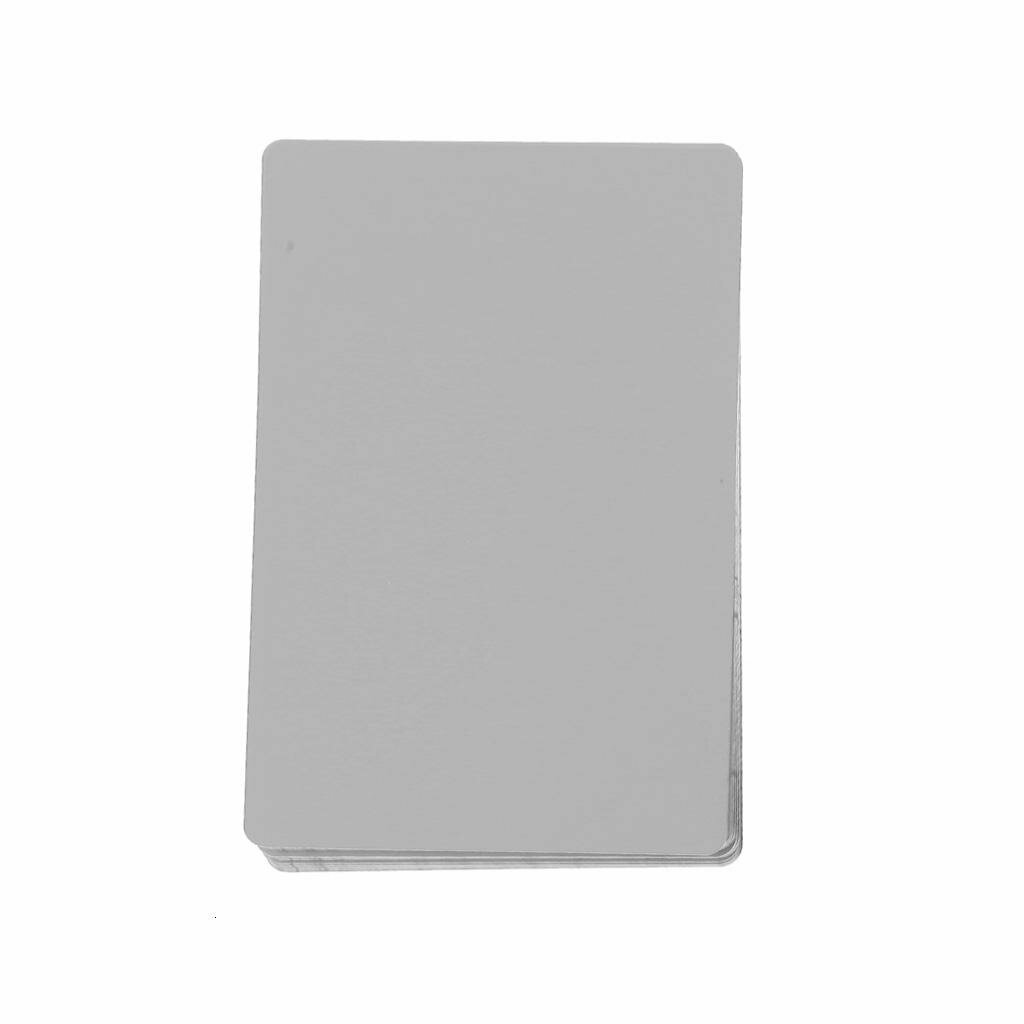 Бланки для сублимационной печати на металле (50 шт.), Серебро