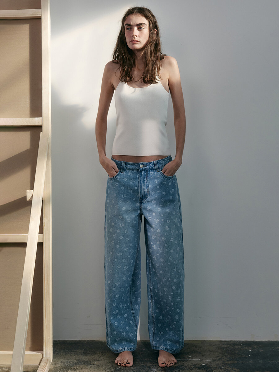 Джинсы багги mixmatch 