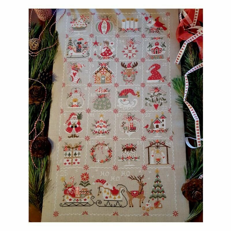 14CT Набор для вышивания иглой Craft Craft Counting Cross Stitch Kit DIY-(197*367)