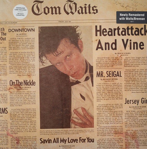 TOM WAITS Heartattack And Vine (LP)