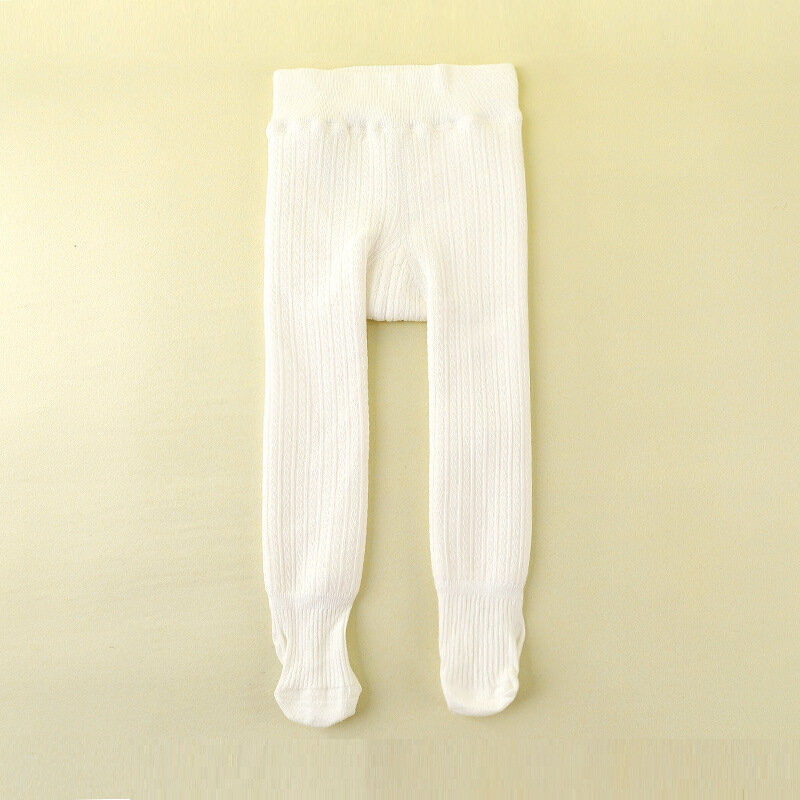 Детские леггинсы Baby Elephant для осени и зимы с флисовой подкладкой, утепленные, детские колготки, однотонные леггинсы с двойной строчкой.