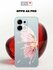 Чехол на Oppo A6 Pro / Оппо A6 Про с принтом Розовое крыло бабочки