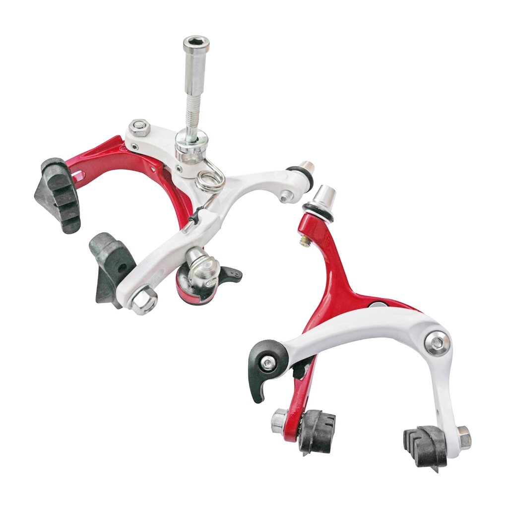 1 пара велосипедных тормозов, комплект тормозов из алюминиевого сплава, тормоз C-образной формы с резиновыми тормозными колодками, тормозные суппорты, запасная часть