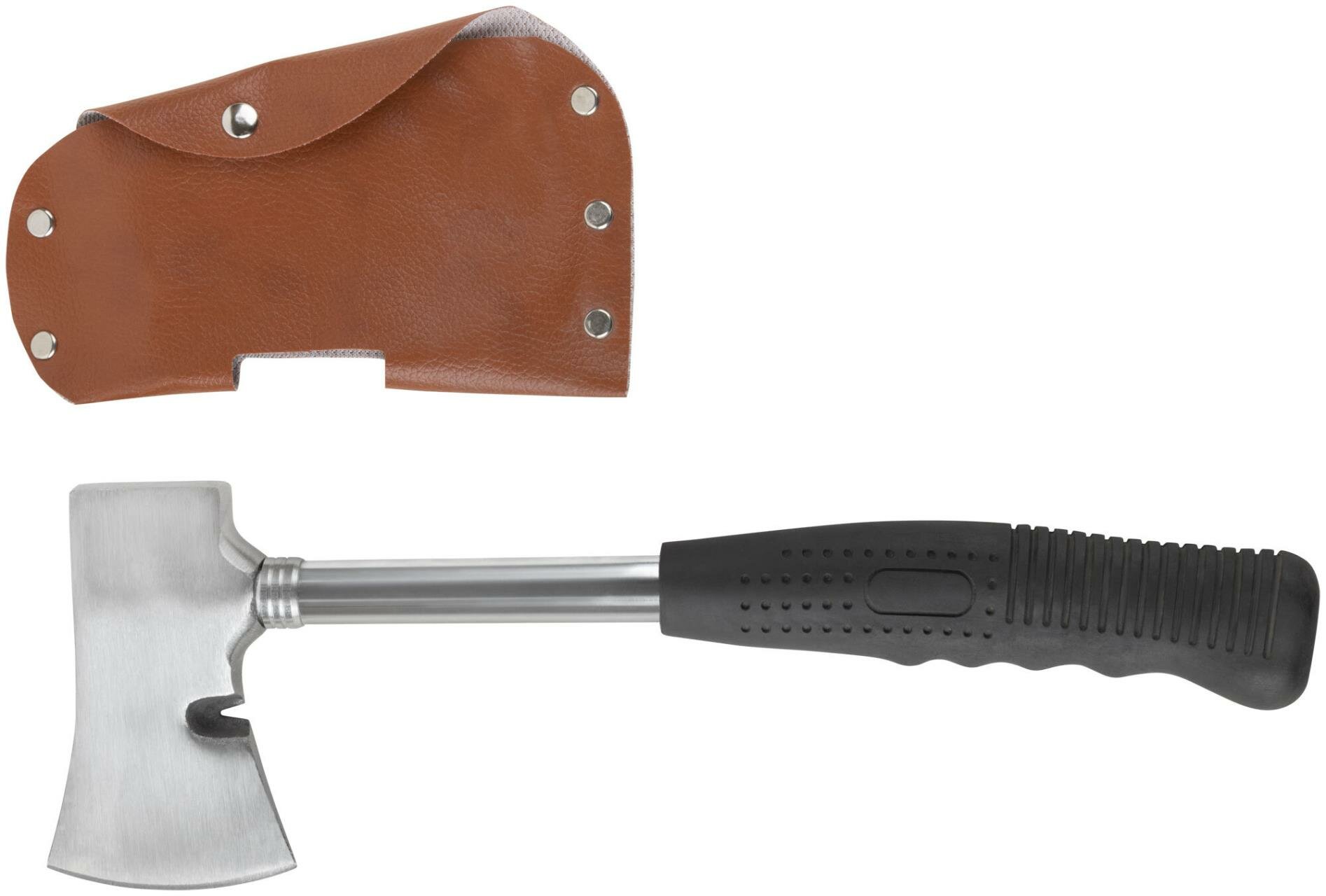 Топор туриста с чехлом, металлическая ручка 600 гр.