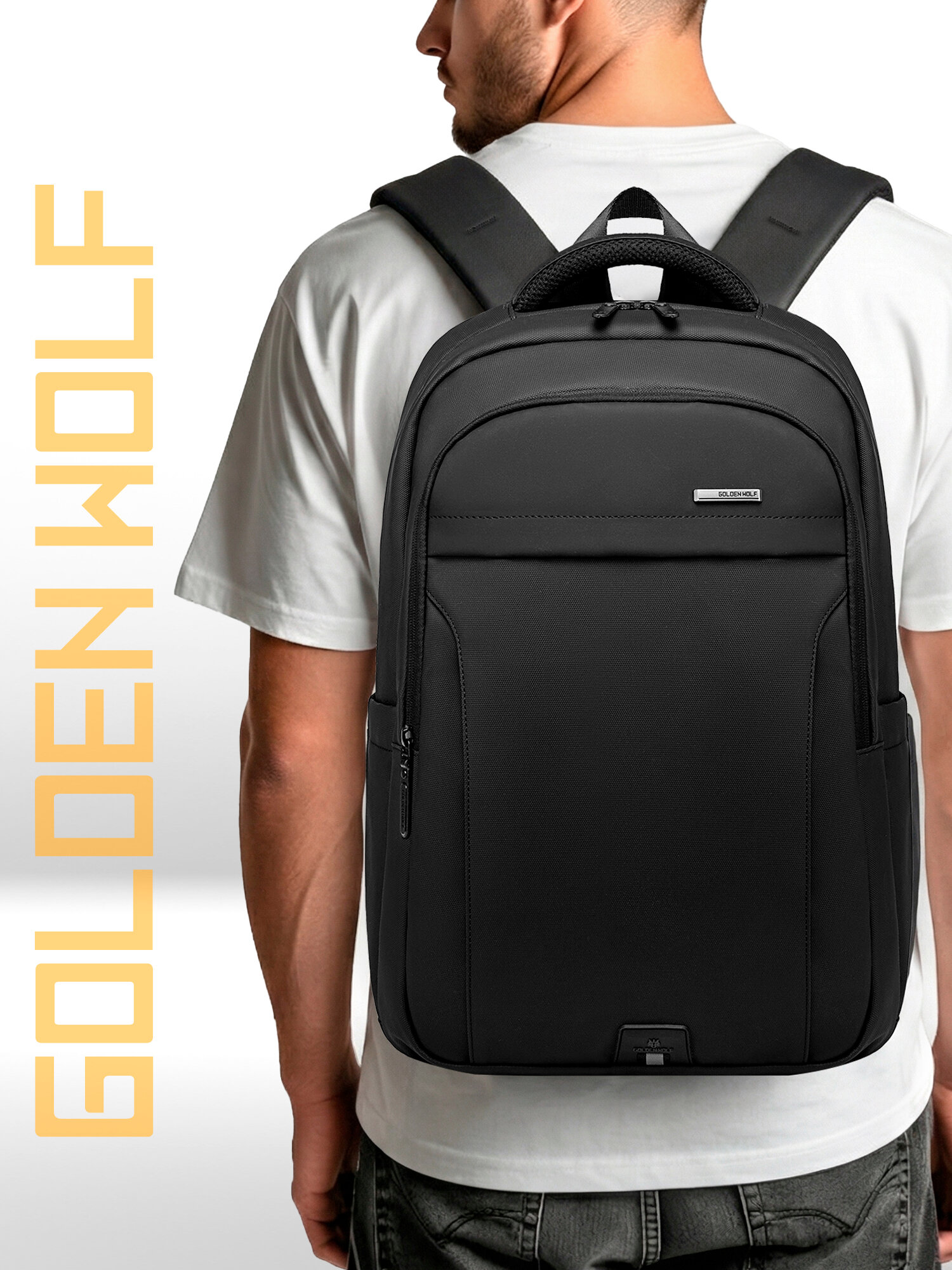 Рюкзак мужской городской, GB00711, 27 л, спортивный, ноутбук 15 , ручная кладь, женский для путешествий