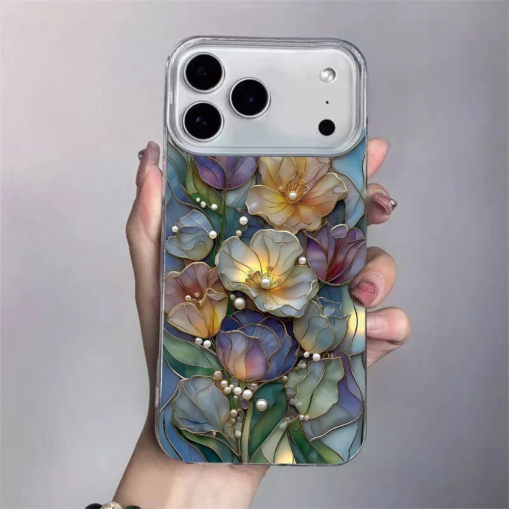 Чехол на iPhone 16 с цветами, Yzwh109