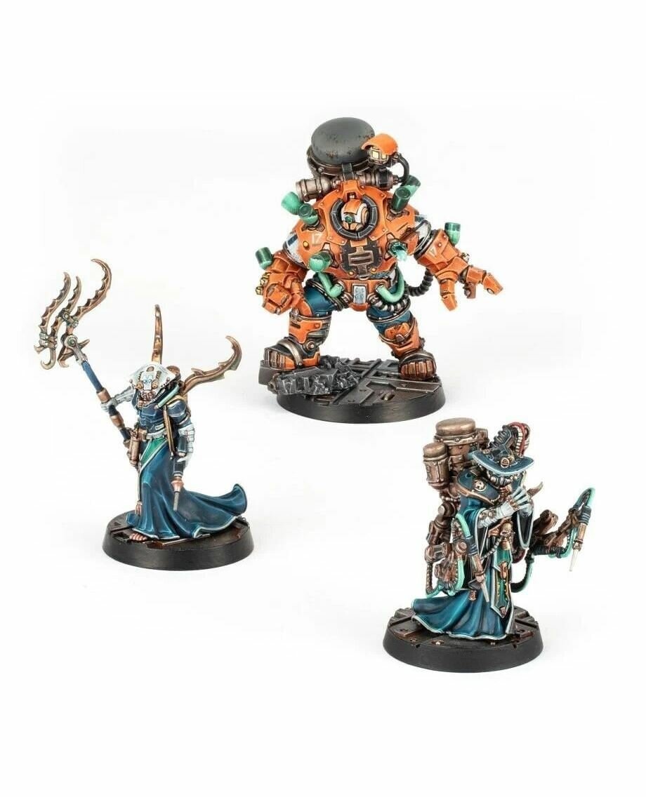 Mercator Nautica Syphoning Delegations. С подставками. Necromunda. Warhammer