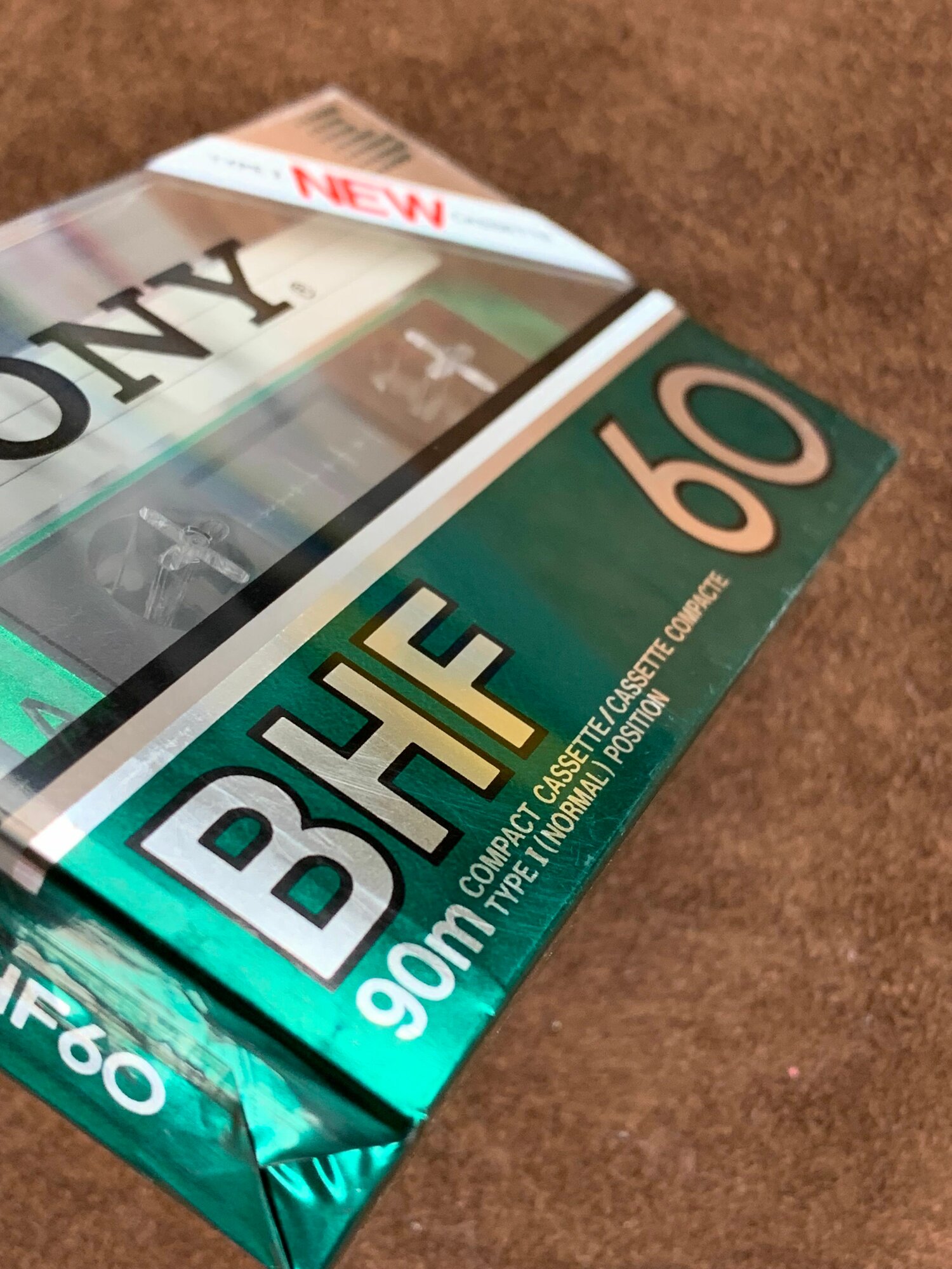 Аудиокассета читая редкая металлизированная Sony BHF60 произведена в Японии