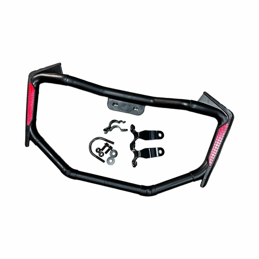 Универсальная стальная защита двигателя мотоцикла, прочные дуги безопасности для предотвращения повреждений при падении.