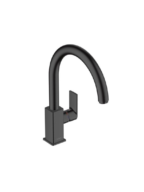 Смеситель для кухни Hansgrohe Vernis Shape M35 71871670, черный матовый