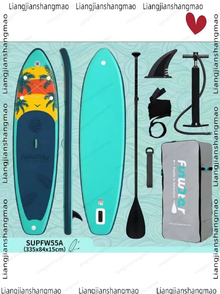Доска для серфинга SUPFW55A (335x84x15cm) - Голубой для моря, океана